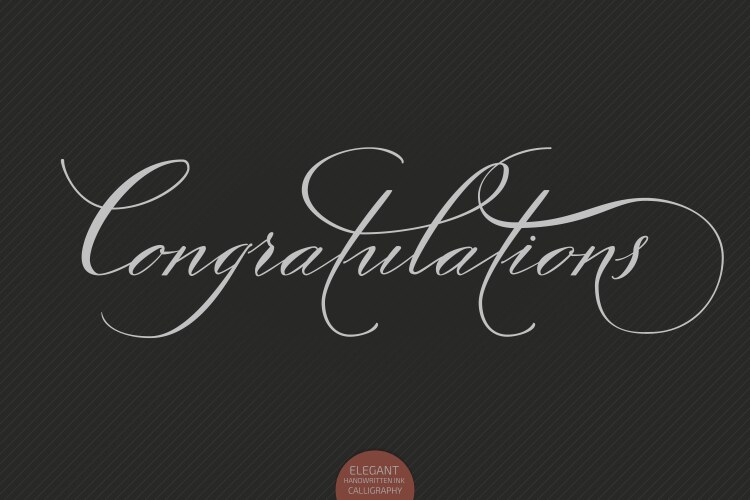 Congratulations Lettering Vector Images (over 64,000)