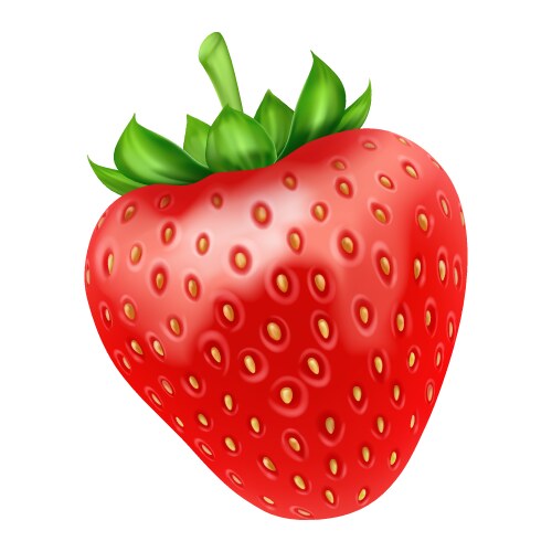 Strawberry fruit cartoon Royalty Free Vector Image