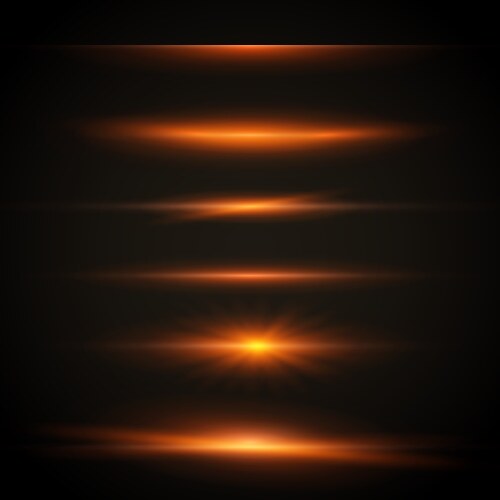 Transparent lens flare effect set Royalty Free Vector Image