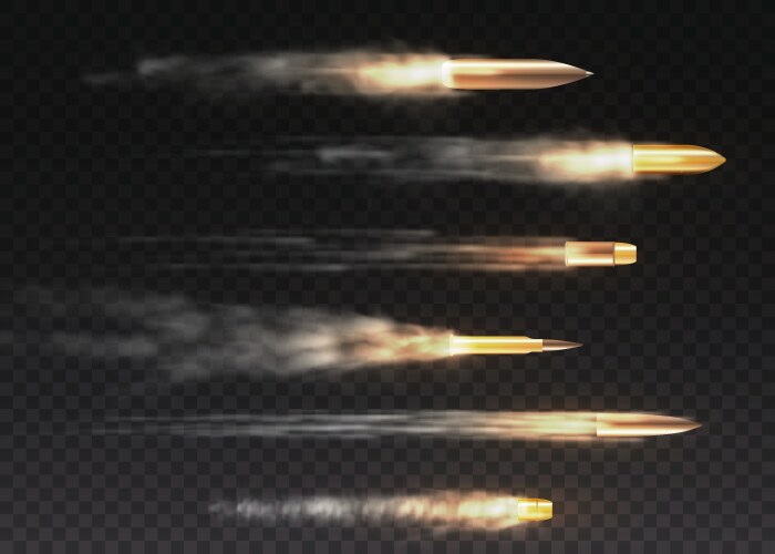 Flying bullet Royalty Free Vector Image - VectorStock