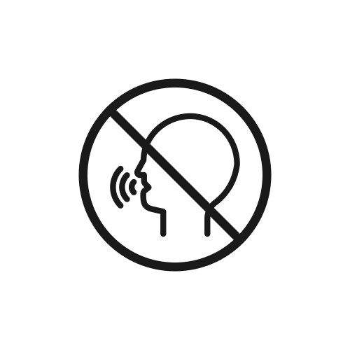 Please Keep Quiet Sign Vector Images (over 240)