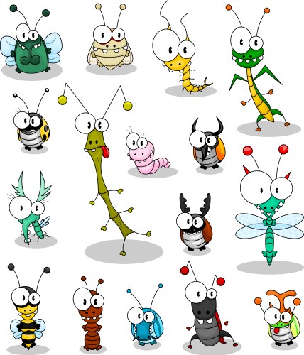 Cartoon Insects Vector Images (over 83,000)
