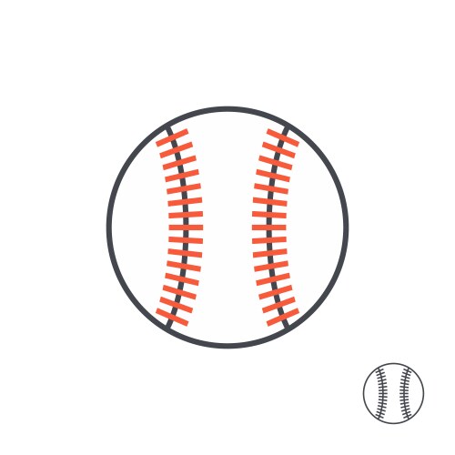 Baseball rip through Royalty Free Vector Image