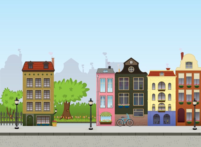 Cartoon Cityscape Vector Images (over 36,000)