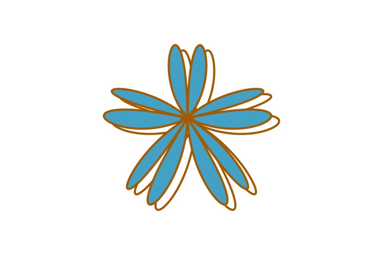 Basic graphics sticker set Royalty Free Vector Image