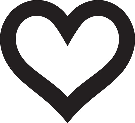 Heart Icon Black and White Vector Images (over 270,000)