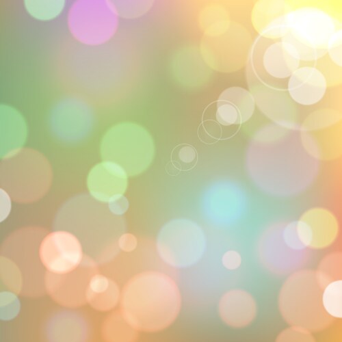 Lights orange and pink background with bokeh Vector Image