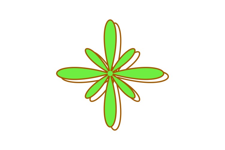 Basic graphics sticker set Royalty Free Vector Image