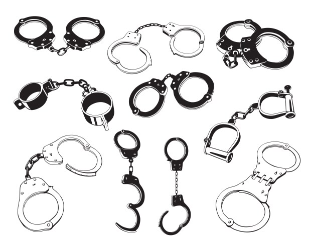 Handcuffs Cartoon Vector Images (over 2,800)