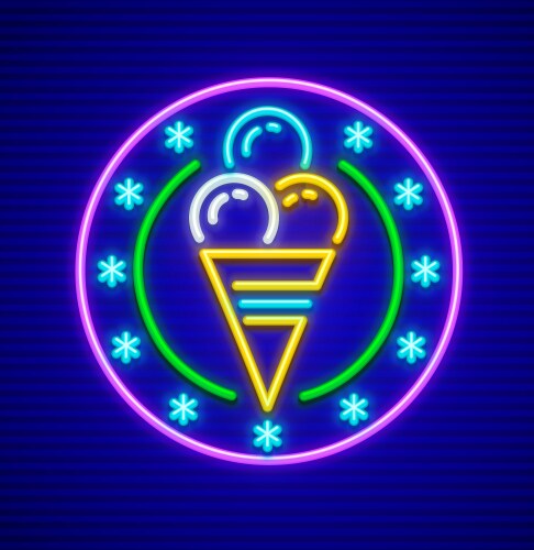 Logo for bubble waffle Royalty Free Vector Image