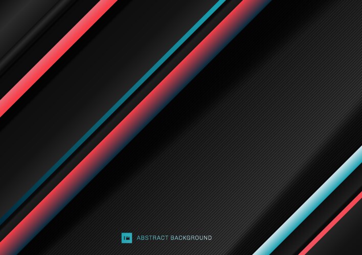 Abstract red black technology web banner design Vector Image