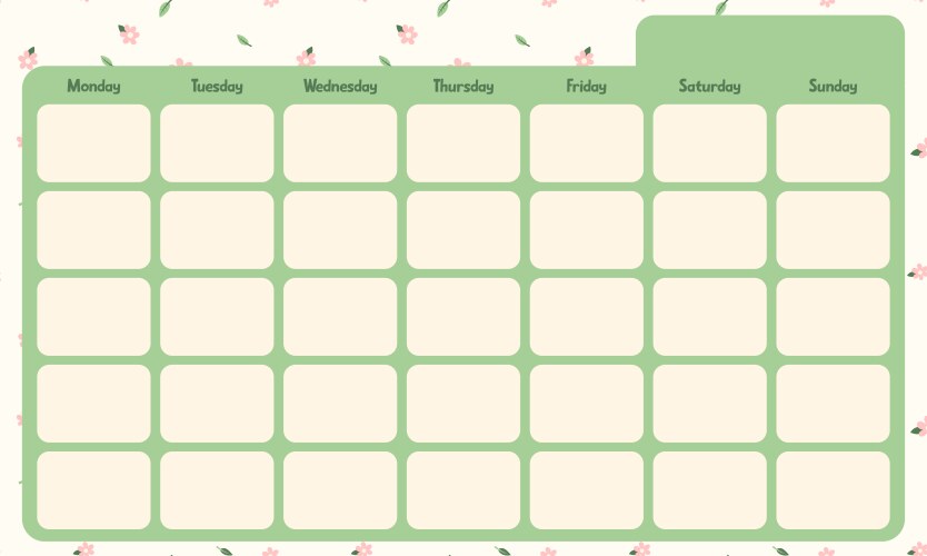 Cute kawaii elegant printable planner organizer Vector Image