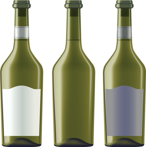 Wine bottles Royalty Free Vector Image - VectorStock