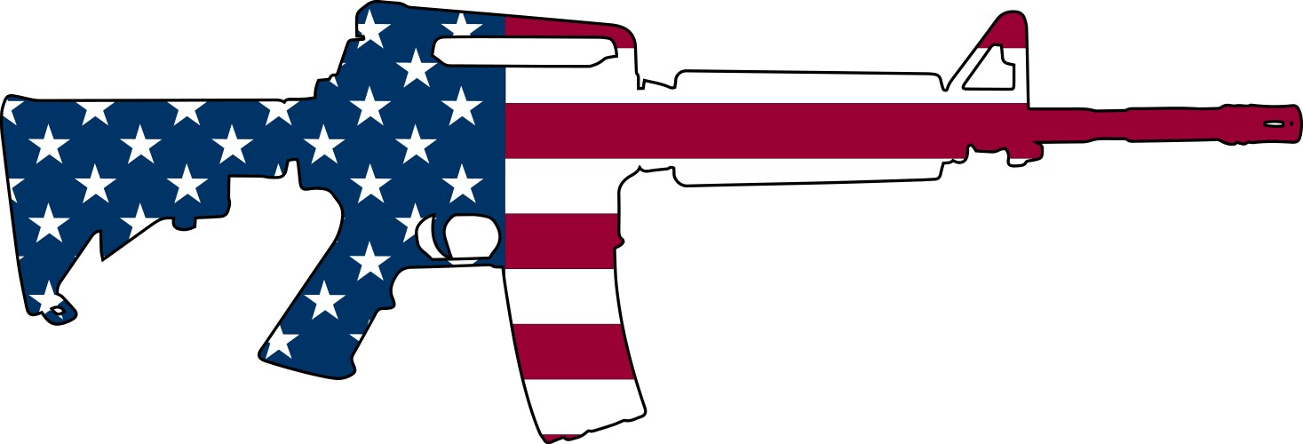 American Flag Gun Vector Images (over 3,000)