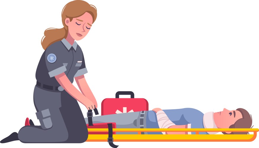 Emergency cartoon icon Royalty Free Vector Image