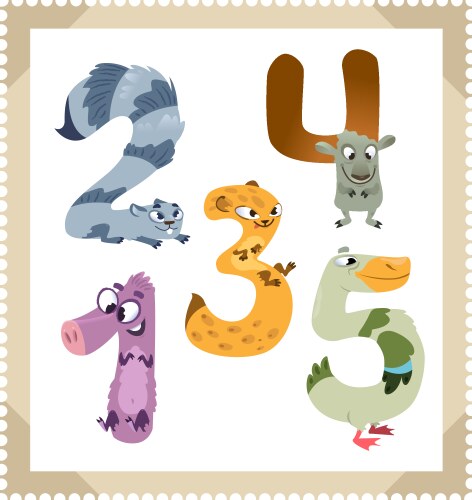 Numbers Animals Vector Images (over 23,000)