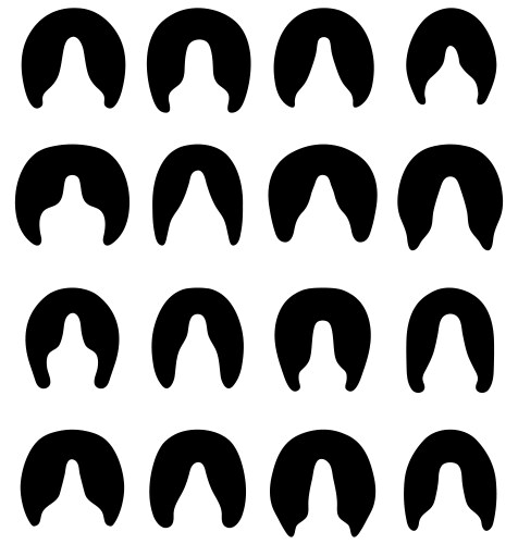 Hoof print Royalty Free Vector Image - VectorStock