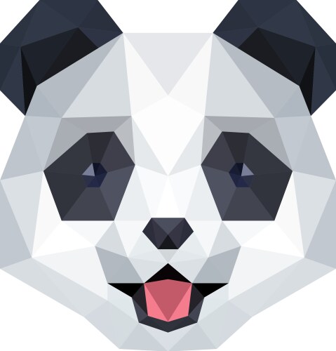 Geometric Panda Vector Images (over 450)
