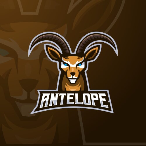 Ninja sport mascot logo design Royalty Free Vector Image