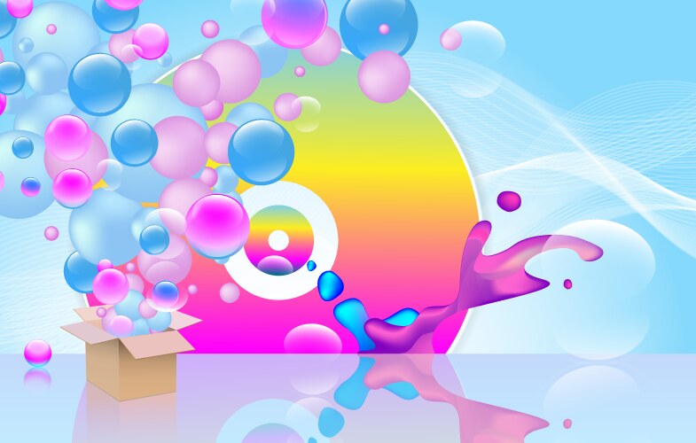 Birthday party background Royalty Free Vector Image