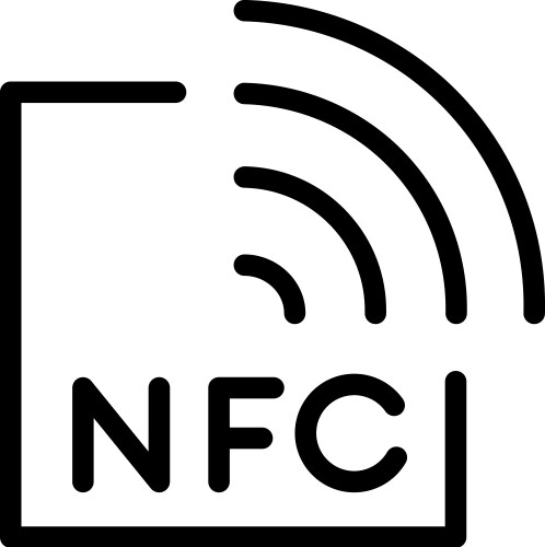 Wifi logo icon flat design Royalty Free Vector Image