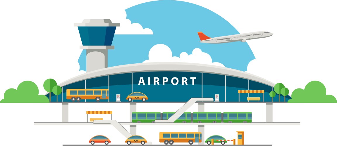 Airport terminal Vector Images & Graphics for Commercial Use | VectorStock