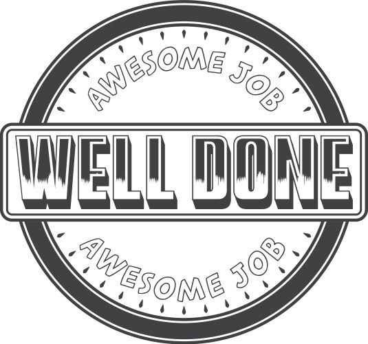 Well Done Vector Images (over 3,100)