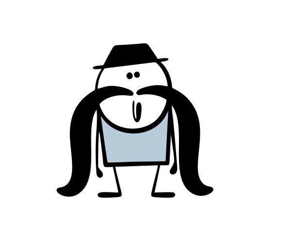 Stickman Proud Vector Images (40)