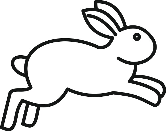 Rabbit Line Drawing Vector Images (over 9,600)