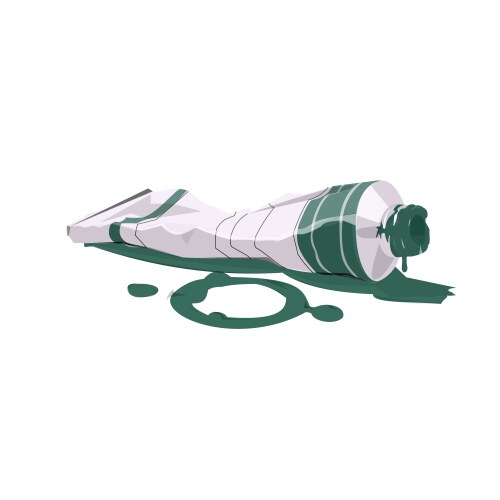 Tube toothpaste cartoon Royalty Free Vector Image