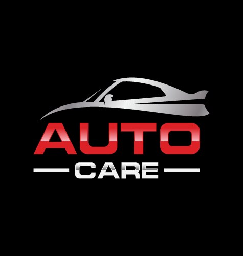 Auto paint logo template Royalty Free Vector Image