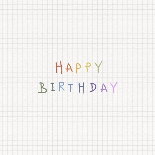 Happy Birthday Word Vector Images (over 6,400)