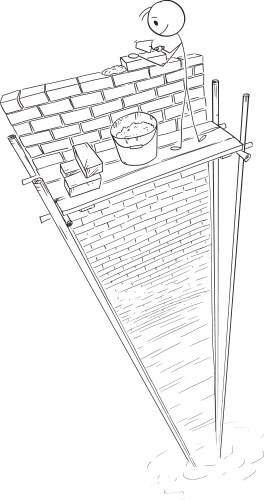 Stick figure construction building Vector Images & Graphics for ...