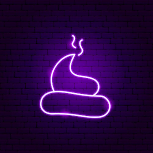 Pet shop neon concept Royalty Free Vector Image