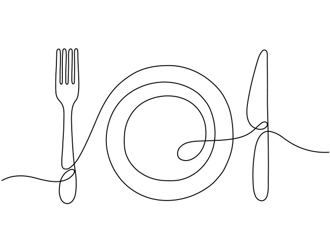 Dinner Plate Line Art Vector Images (over 11,000)