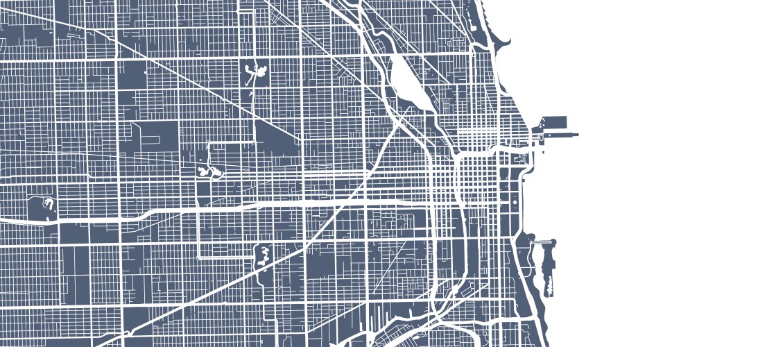 Chicago City Map Vector Images (over 270)