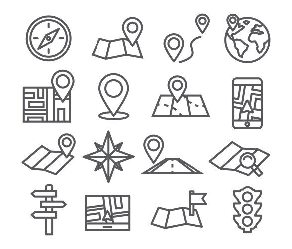 Maps and Navigation Vector Images (over 310,000)