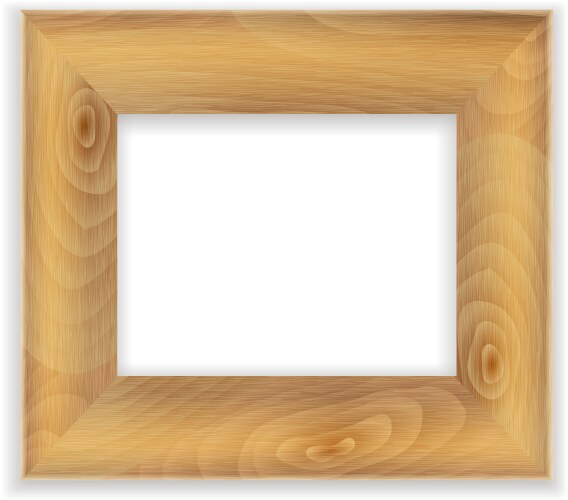 Wooden frame Royalty Free Vector Image - VectorStock