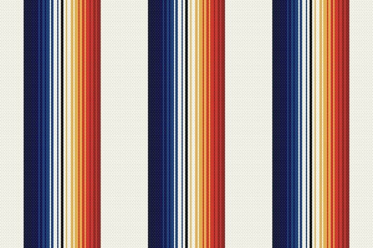 Mexican blanket stripes seamless pattern Vector Image