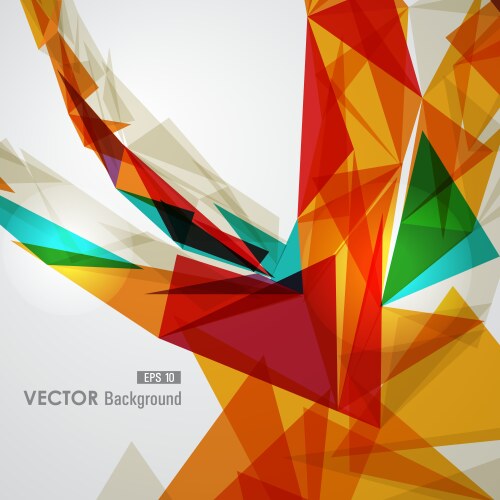 Abstract bright background of geometric Royalty Free Vector