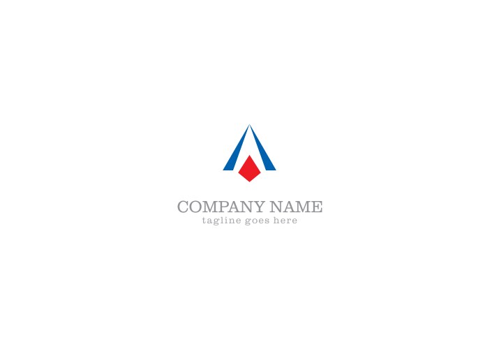 Triangle eye logo Royalty Free Vector Image - VectorStock