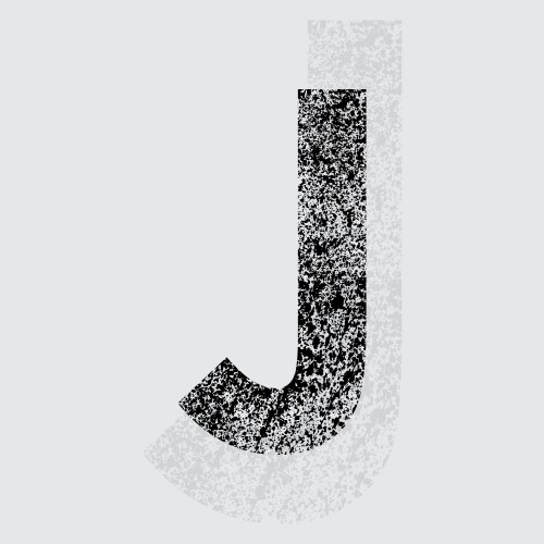 Grunge letter f Royalty Free Vector Image - VectorStock