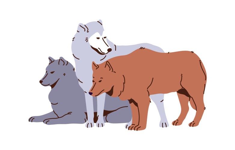 Wolf Pack Vector Images (over 1,000)