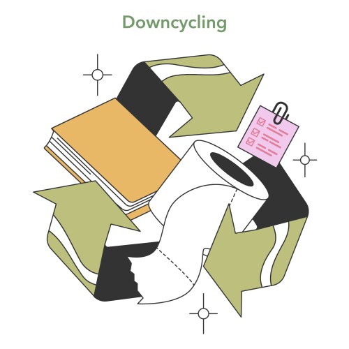 Eco-mobility concept flat Royalty Free Vector Image