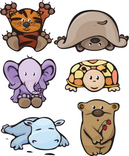 Pyramid animal Royalty Free Vector Image - VectorStock