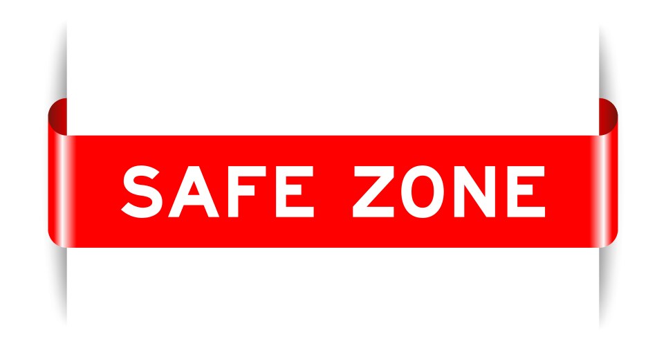 Red color of corner label banner with word Vector Image