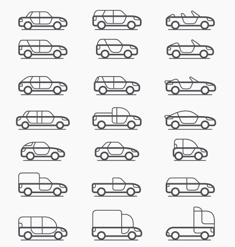 Body icons Royalty Free Vector Image - VectorStock