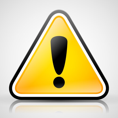 Danger sign Royalty Free Vector Image - VectorStock