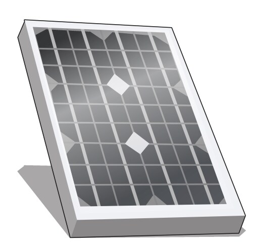 Solar panel Royalty Free Vector Image - VectorStock