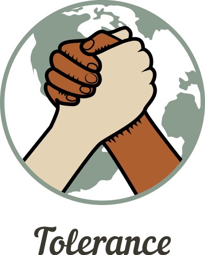Racial equality anti discrimination infographic Vector Image